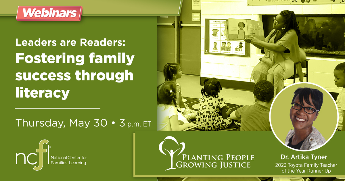 May Webinar | Leaders are Readers: Fostering family success through ...