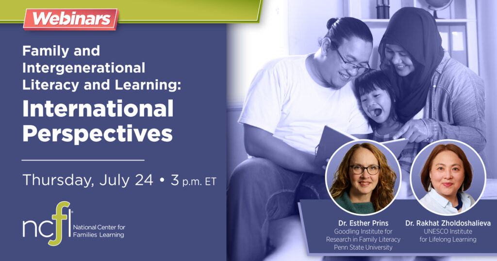 July webinar focuses on international literacy and learning - National ...